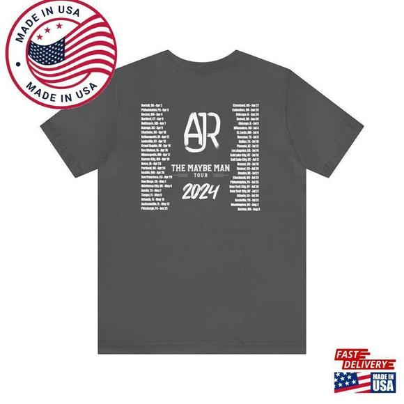 Shirts | Ajr The Maybe Man Tour Unisex Jersey Short Sleeve Tee | Poshmark